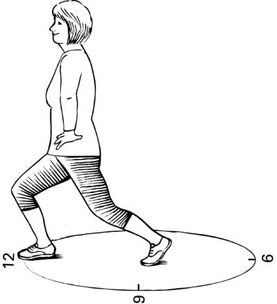 Exercise Challenge: Clockface Lunge For Better Balance - Brainfit World