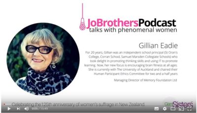 Gillian Eadie – Featured on Giant Sisters Project - Brainfit World